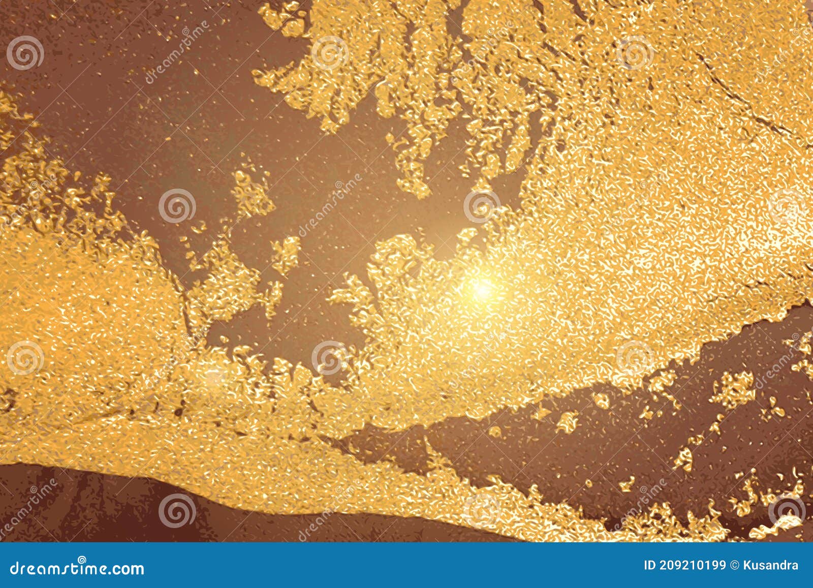 Gold and Brown Pattern with Texture of Marble and Sparkles Stock ...
