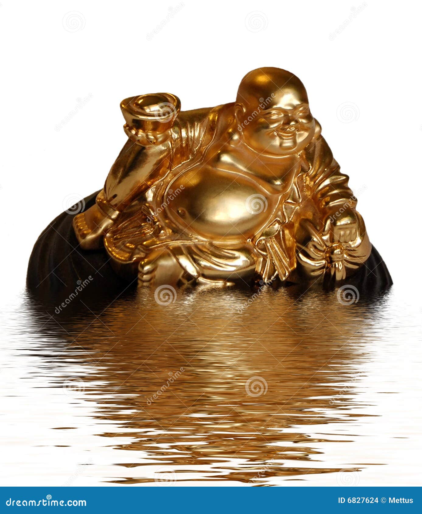 Gold buddha stock photo. Image of sculpture, peaceful - 6827624