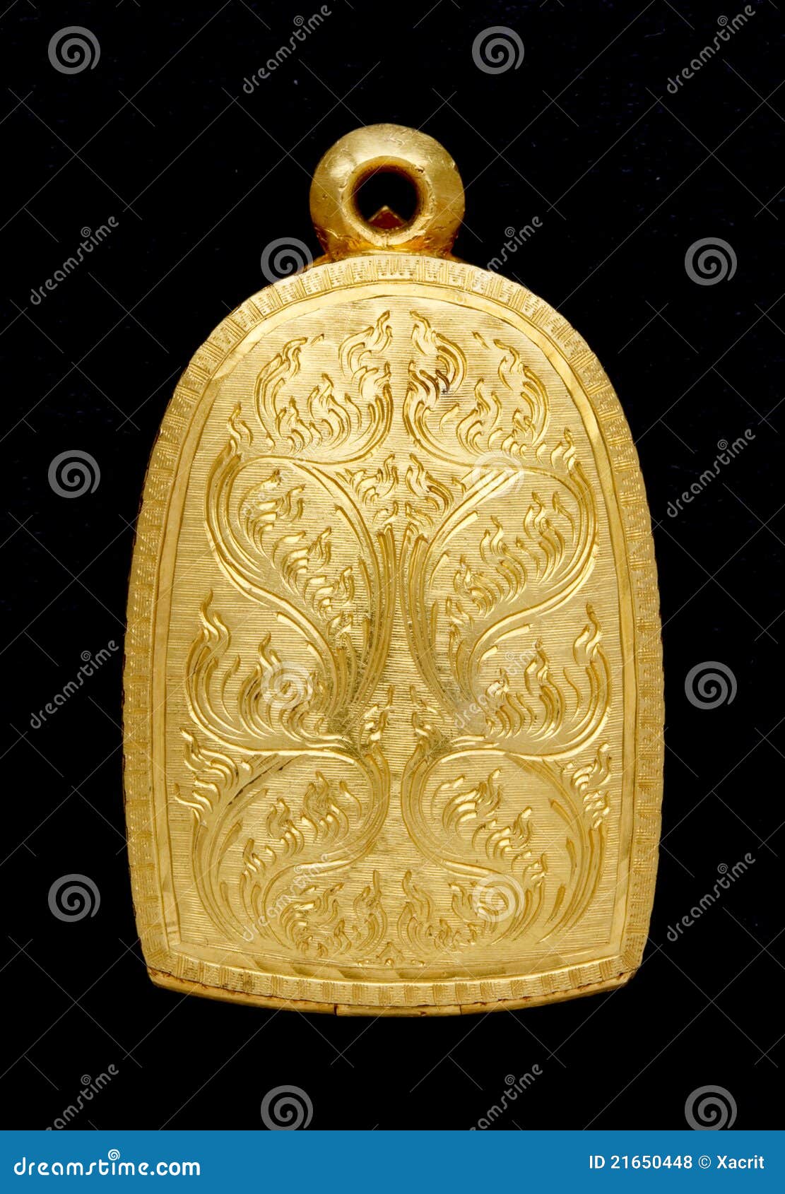 Gold Buddha amulet locket stock photo. Image of buddha - 21650448