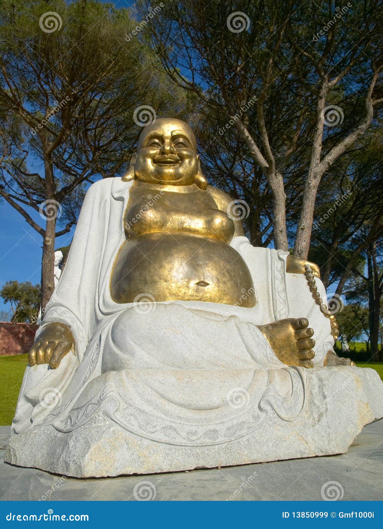 A Budha Statue Of A Tibetan Traditional Temple Near The Hemis Monastery ...