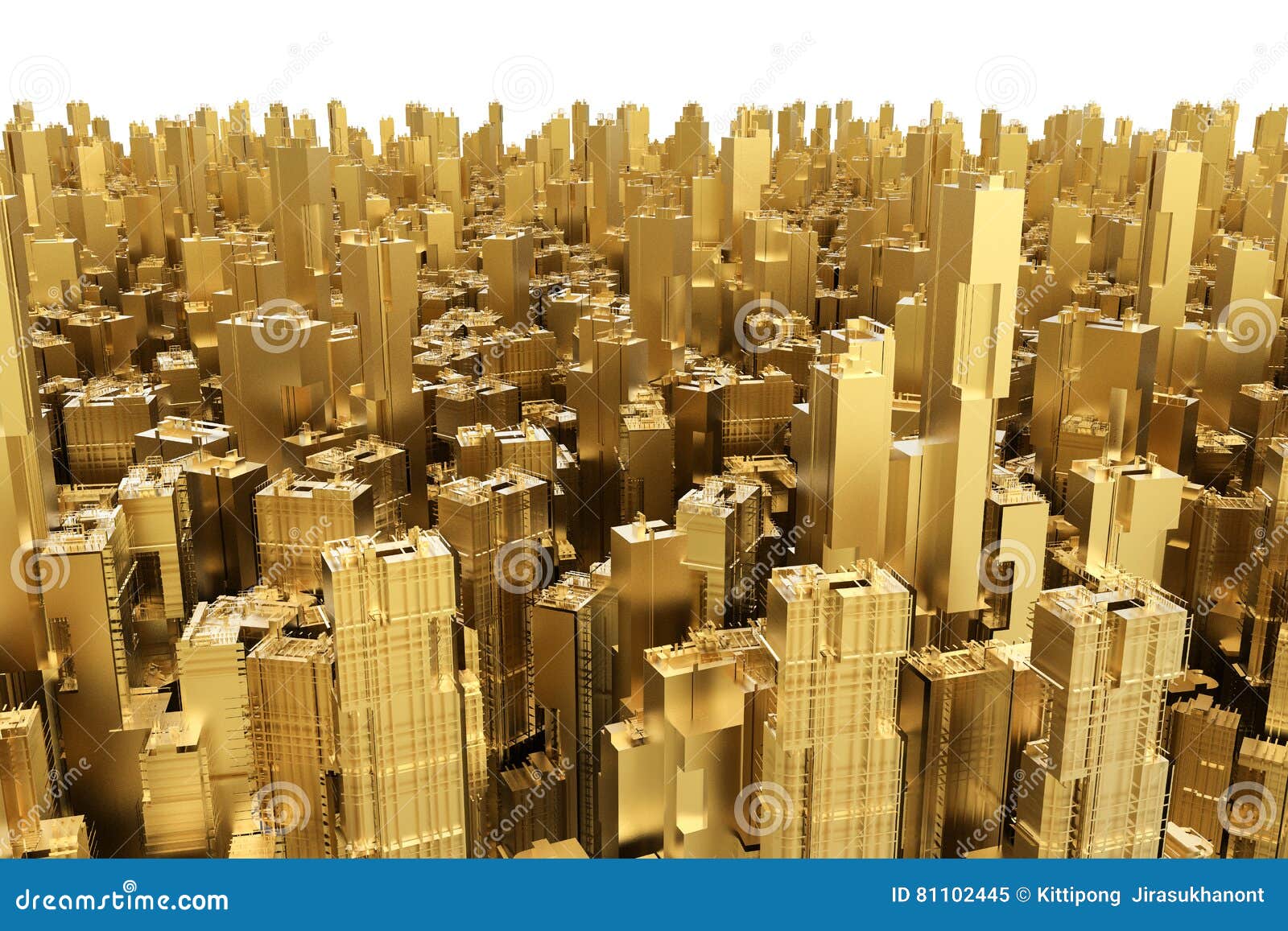 Gold building stock illustration. Illustration of blocks - 81102445