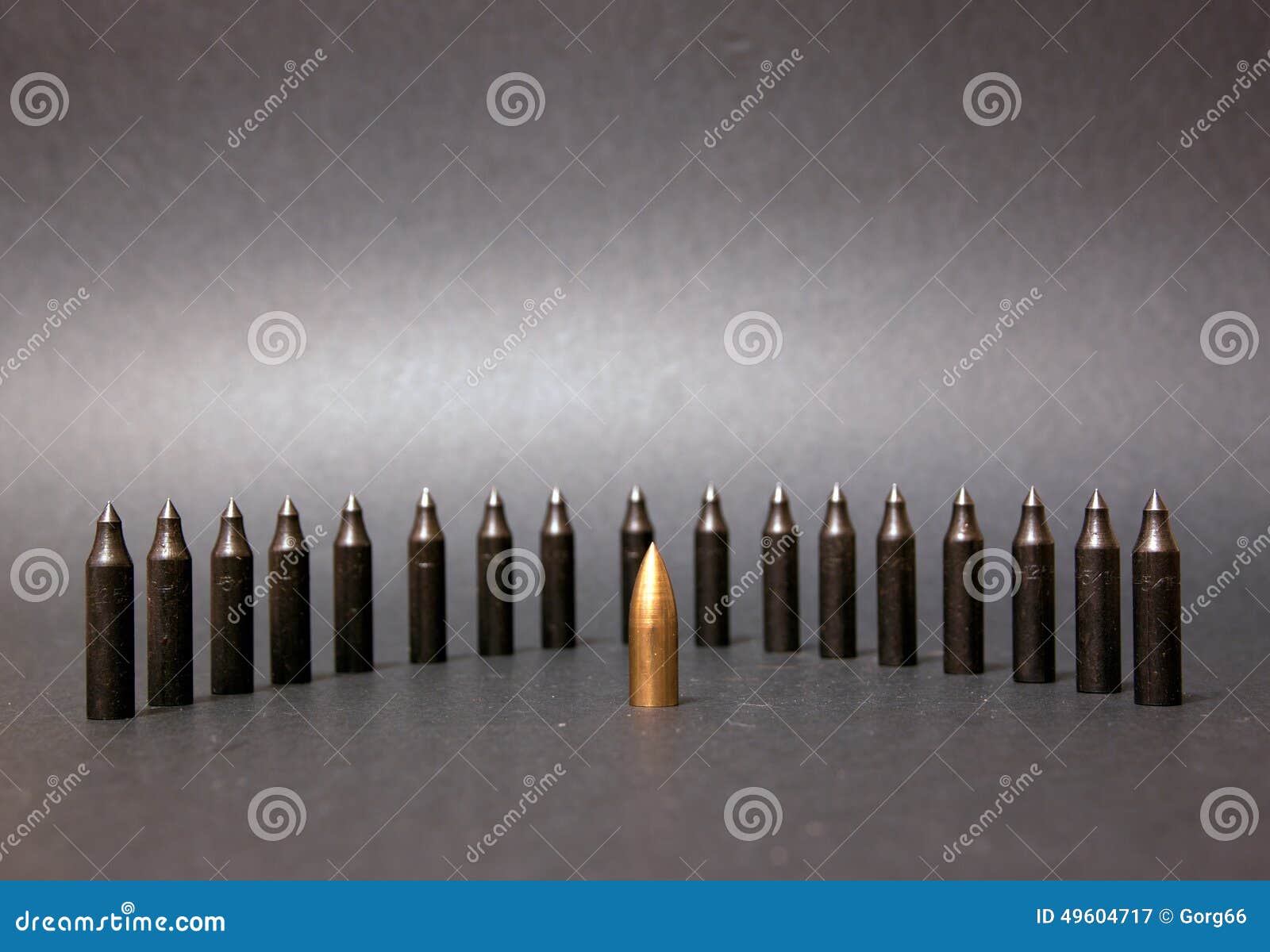 Golden Bullet Royalty-Free Stock Photography | CartoonDealer.com #49604717