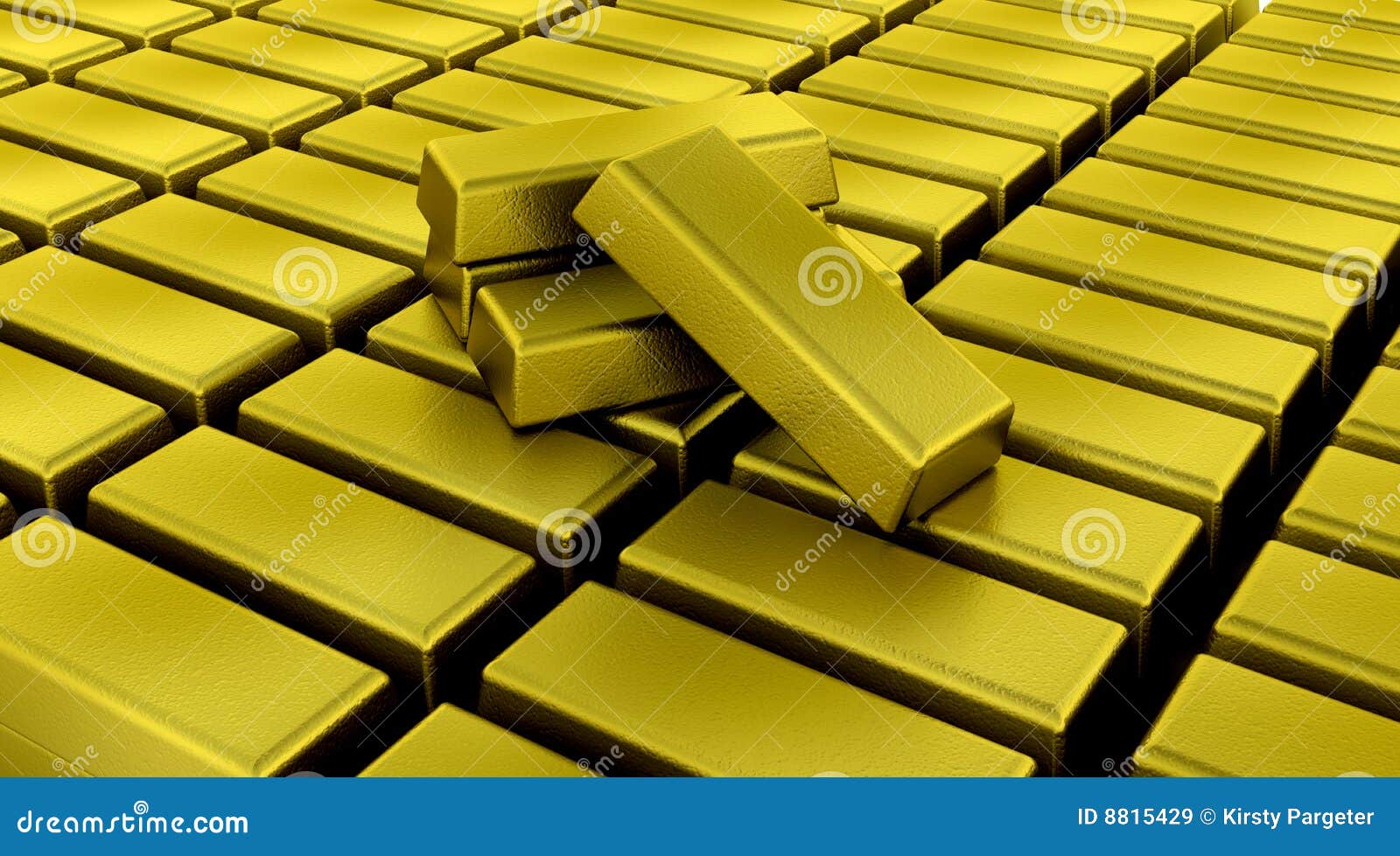 3d Gold Bullion Stacked In Pyramid Formation Royalty-Free Stock Image ...