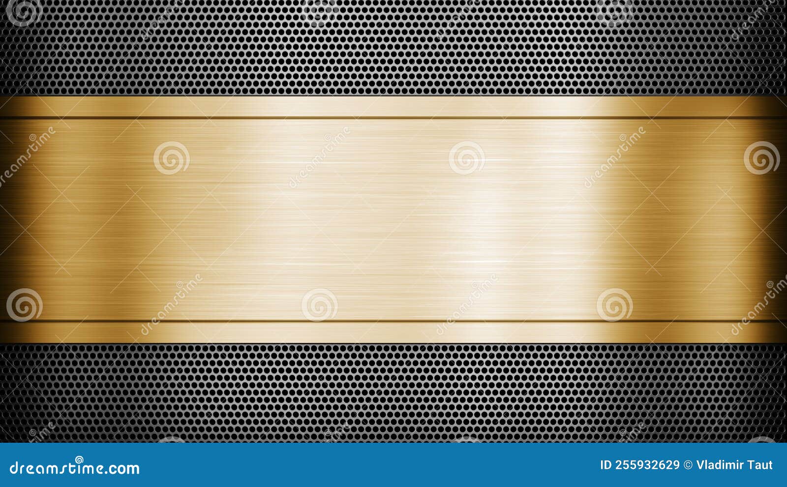 Gold Carbon Fiber Background Pattern. 3d Rendering Stock Illustration ...