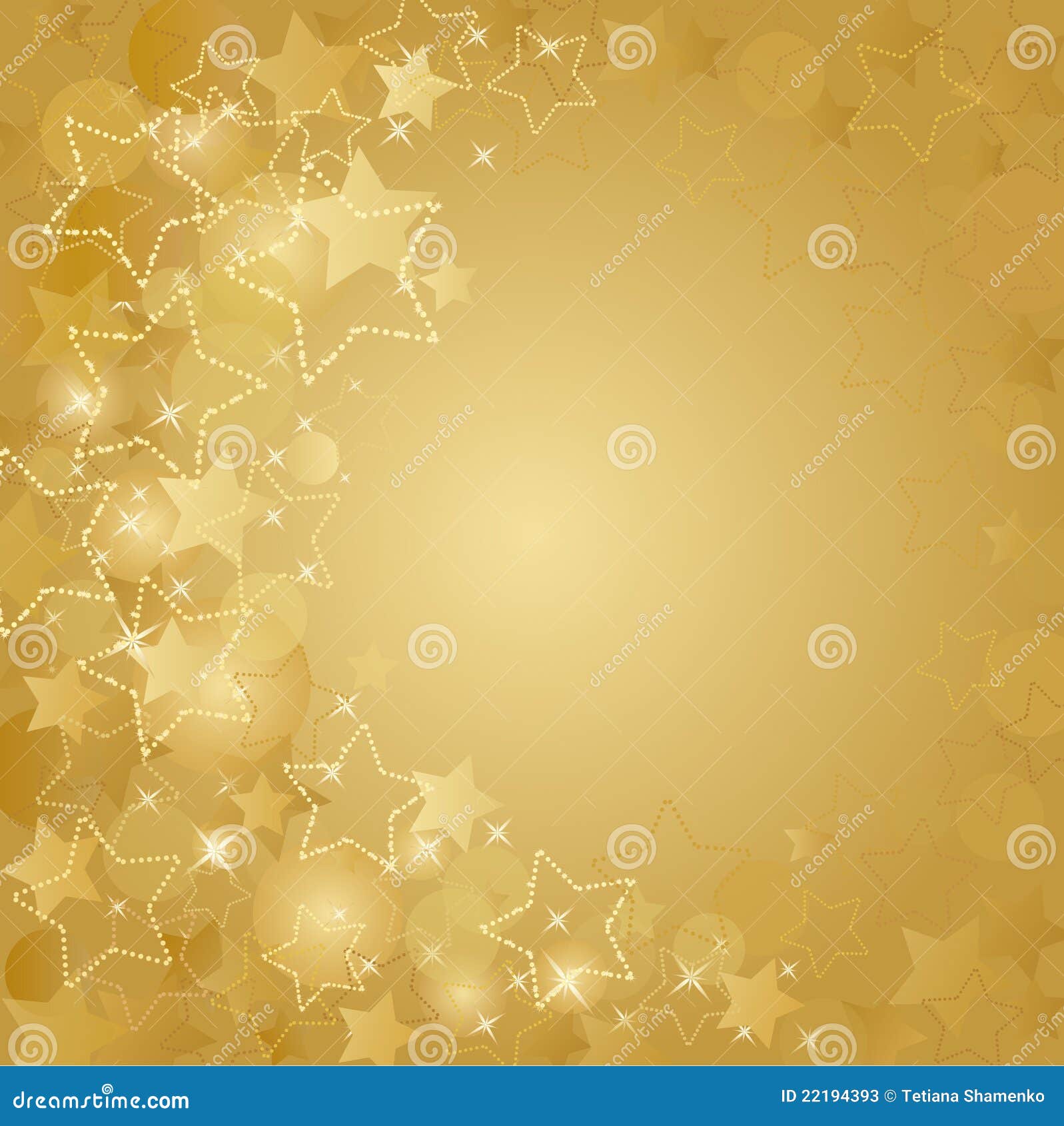 Gold card with stars stock vector. Illustration of label - 22194393
