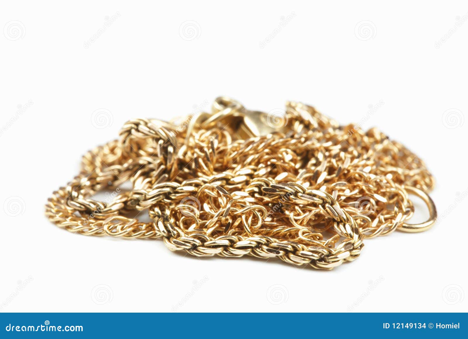 Gold chain stock photo. Image of decoration, golden, vintage - 12149134