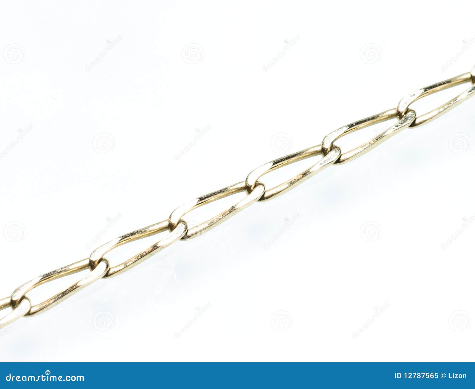 GOLD CHAIN stock image. Image of brilliant, closed, necklace - 12787565