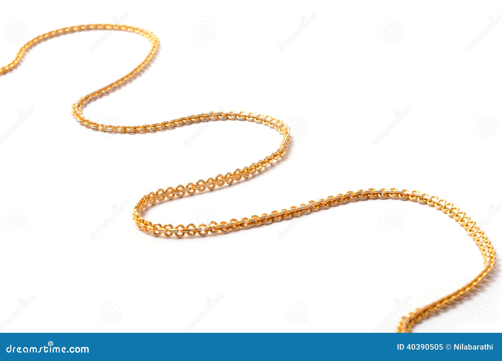 Gold chain stock image. Image of isolated, expensive - 40390505