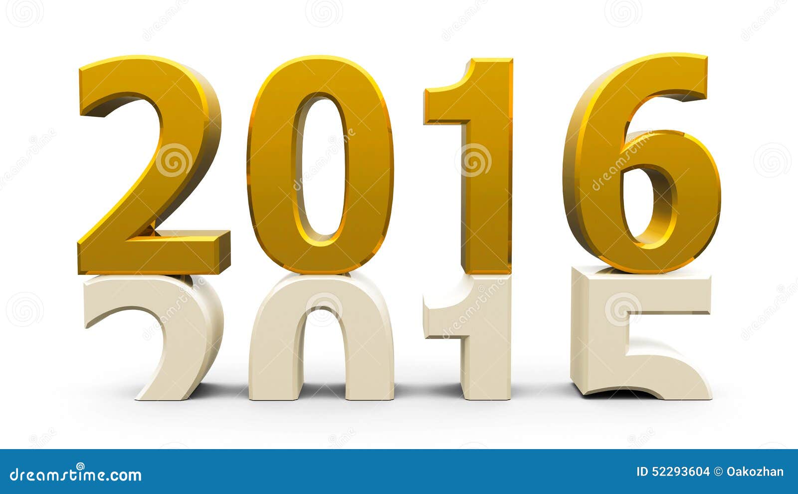 2015-2016 gold stock illustration. Illustration of future - 52293604