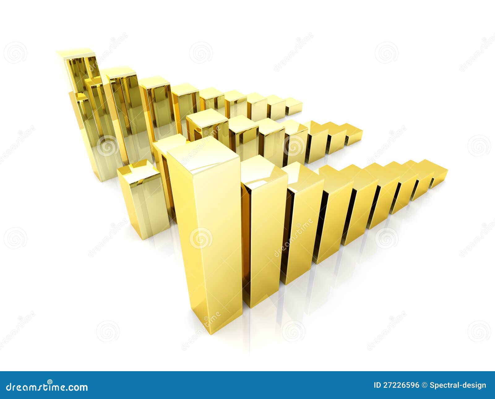 Gold charts stock illustration. Illustration of comparative - 27226596