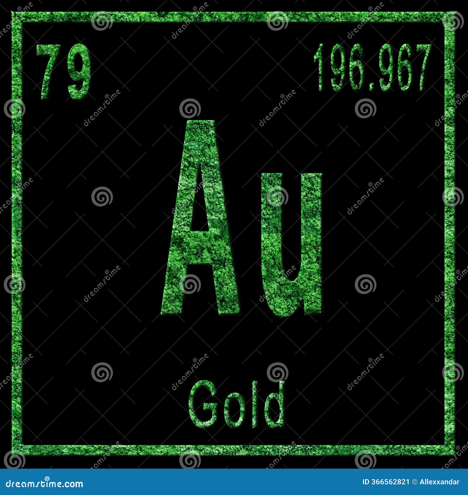 Gold Chemical Element With 79 Atomic Number, Atomic Mass And ...