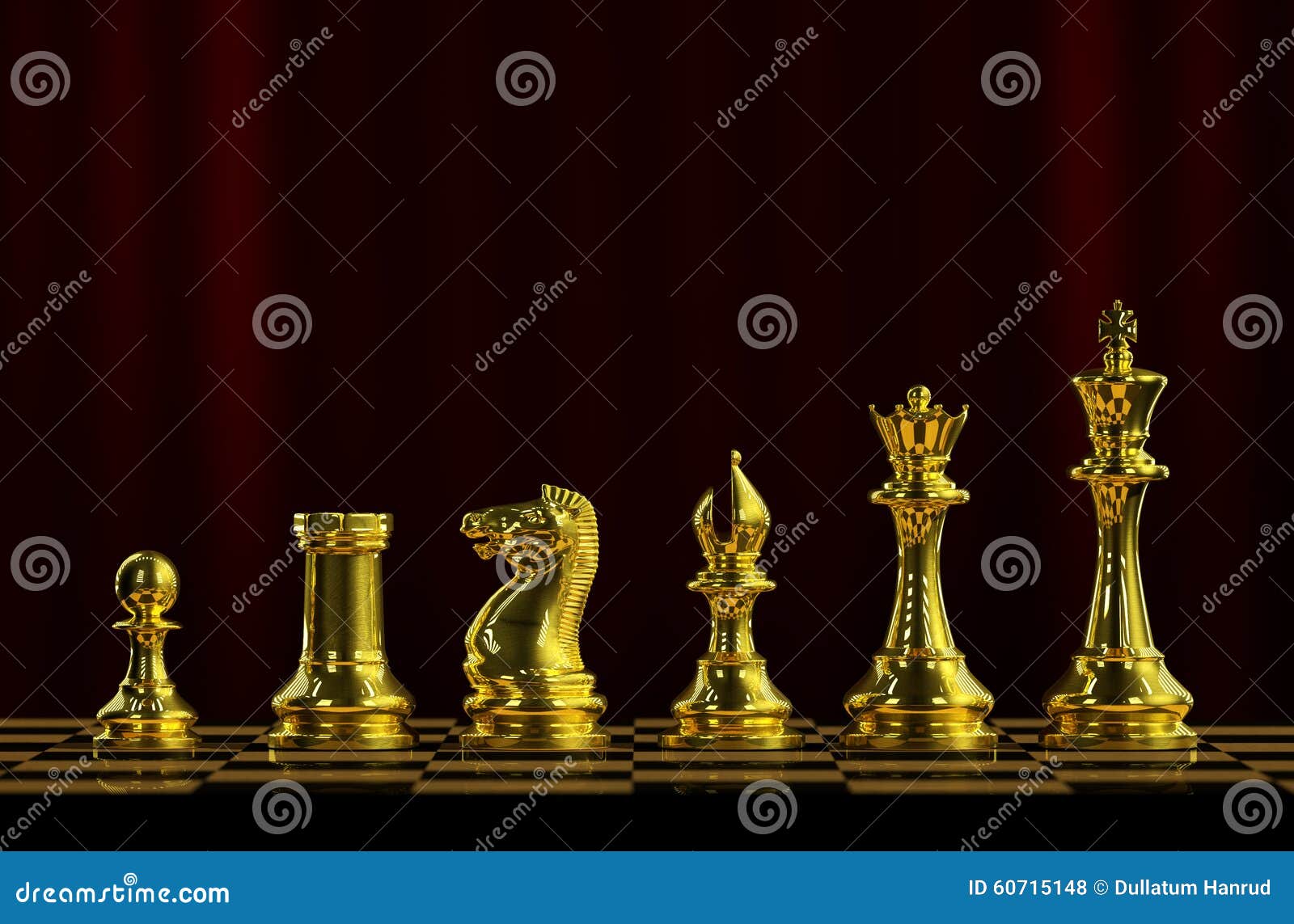 Gold chess. stock illustration. Illustration of chessboard - 60715148