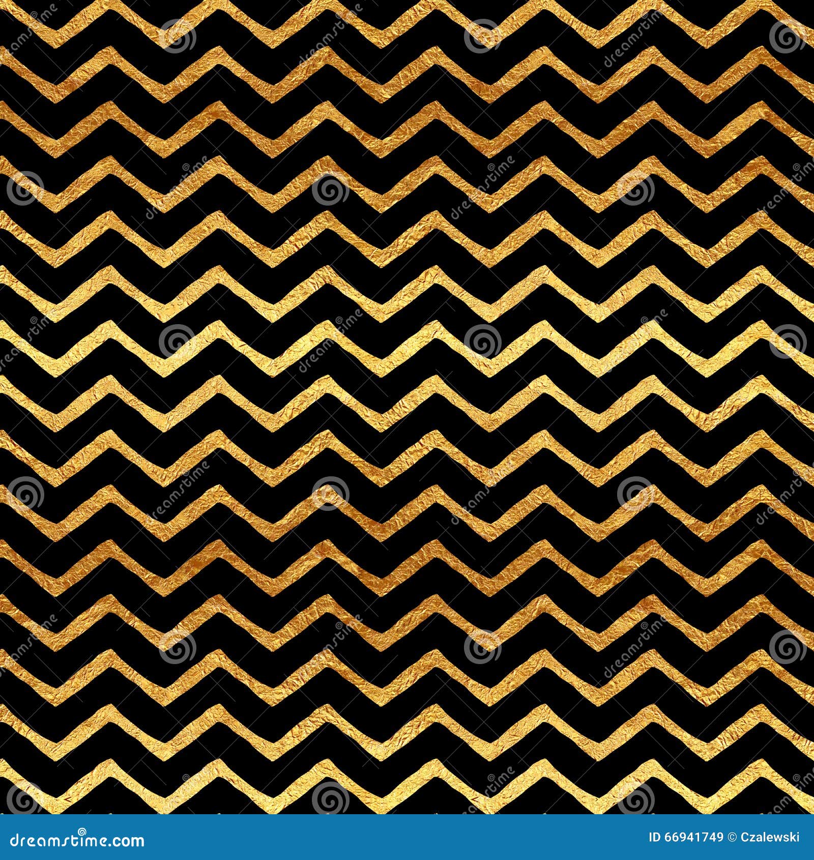 Gold Chevron Faux Foil Metallic Pattern Stock Illustration ...