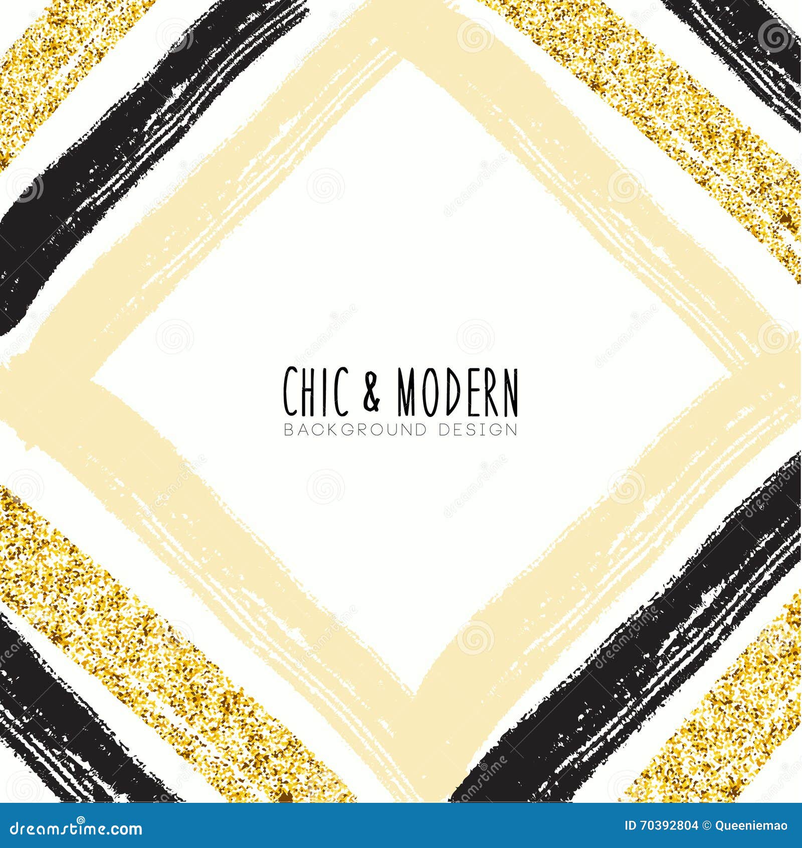Gold Chic Background Vector Design Element Stock Illustration ...