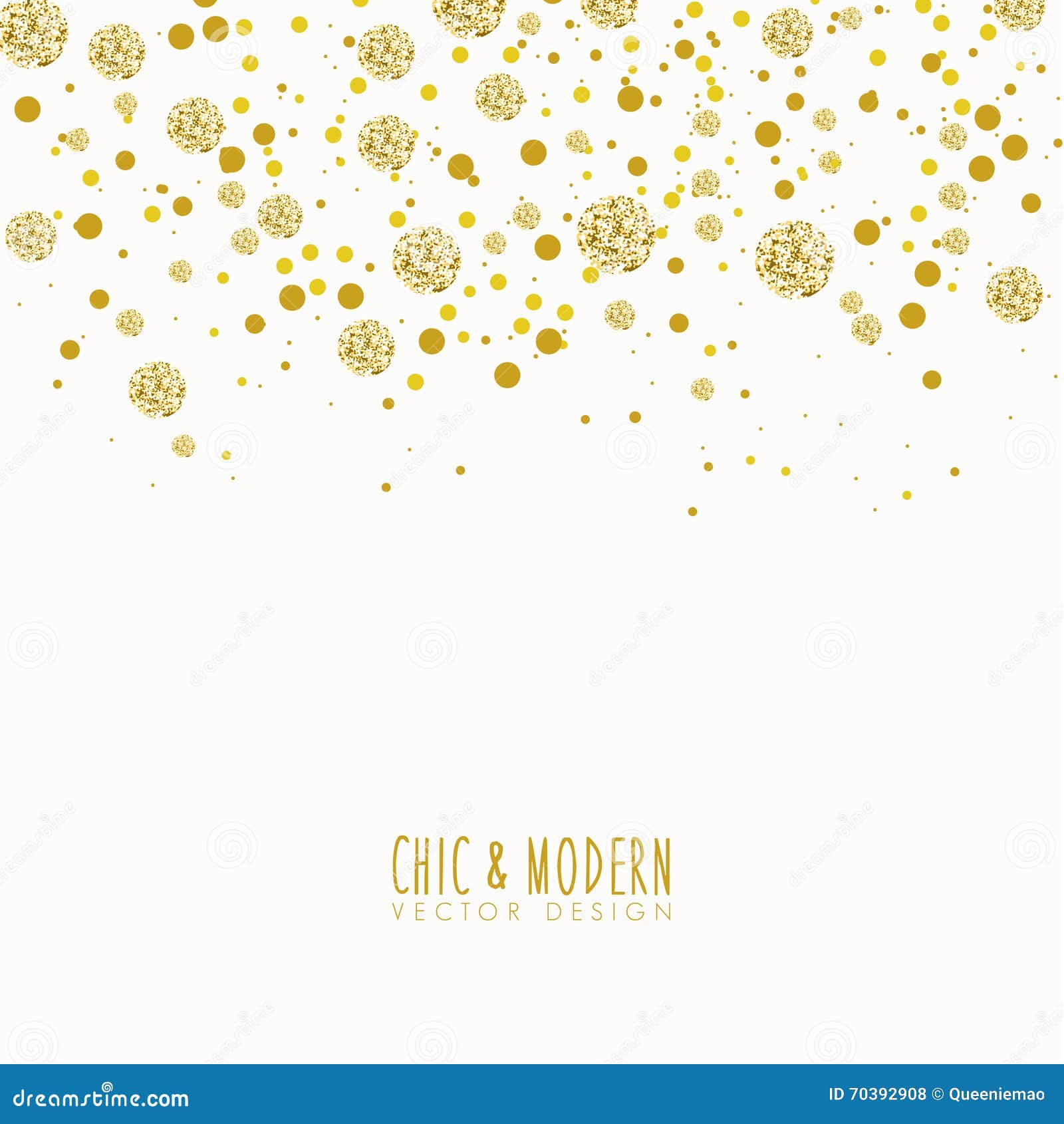 Gold Chic Background Vector Design Element Stock Illustration ...