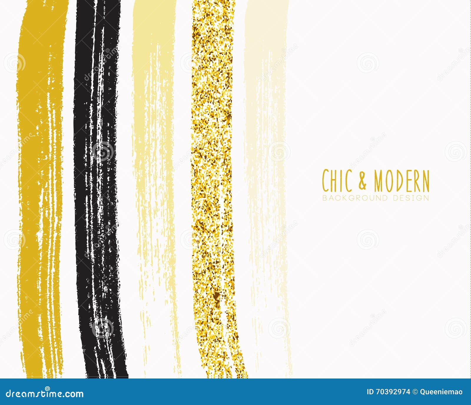 Gold Chic Background Vector Design Element Stock Illustration ...