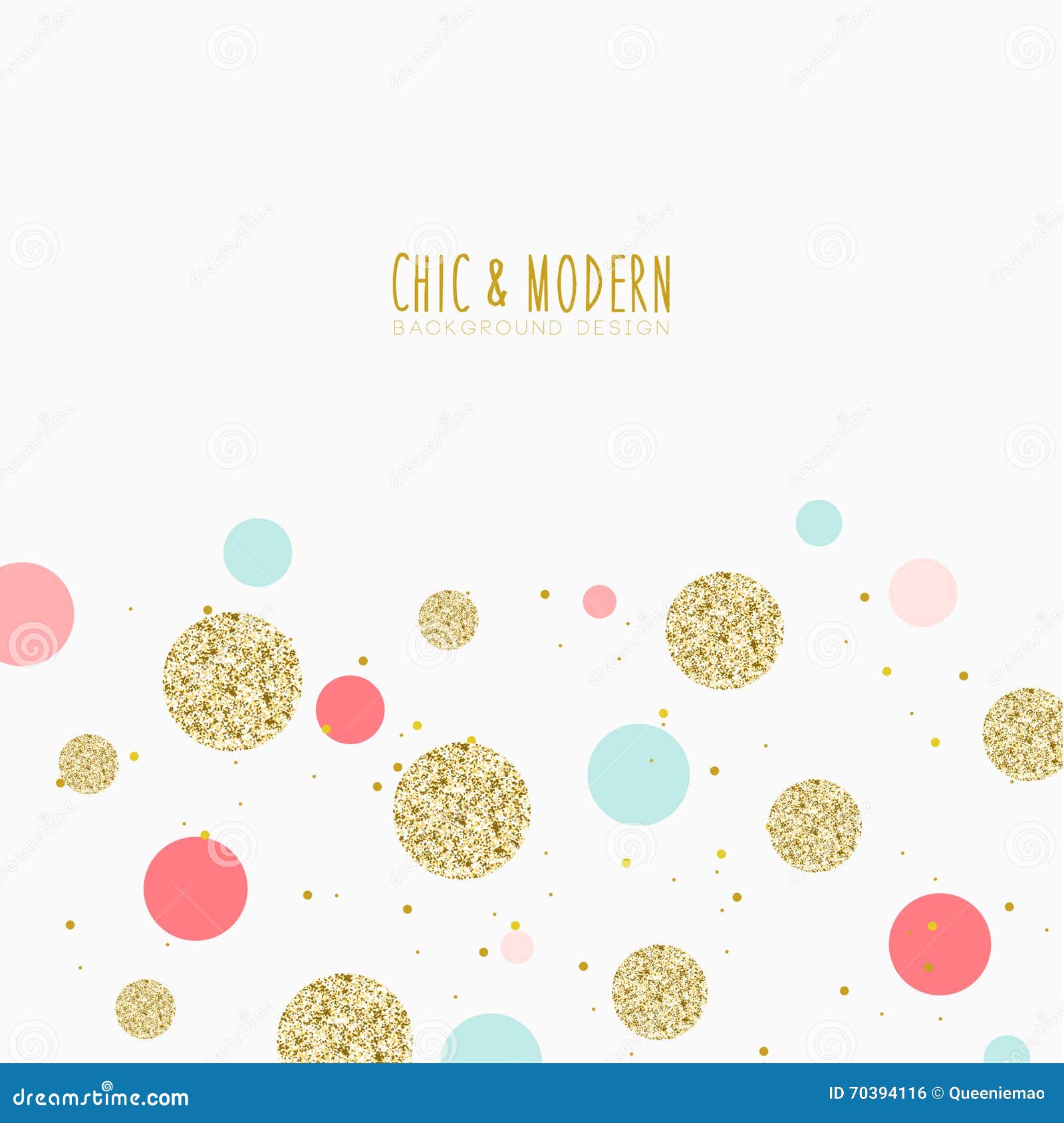 Gold Chic Background Vector Design Element Stock Illustration ...