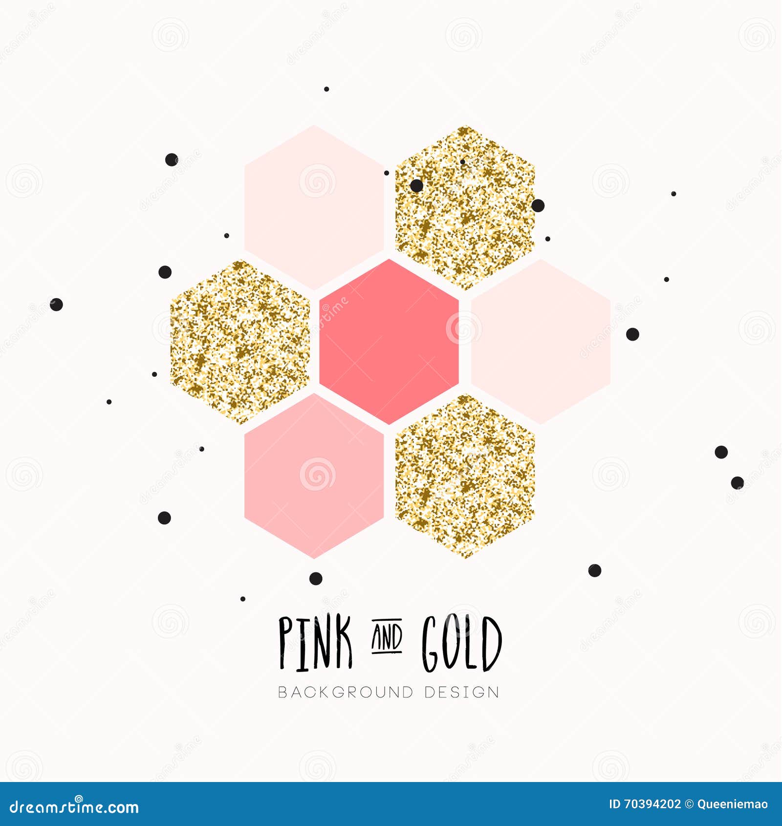 Gold Chic Background Vector Design Element Stock Illustration ...