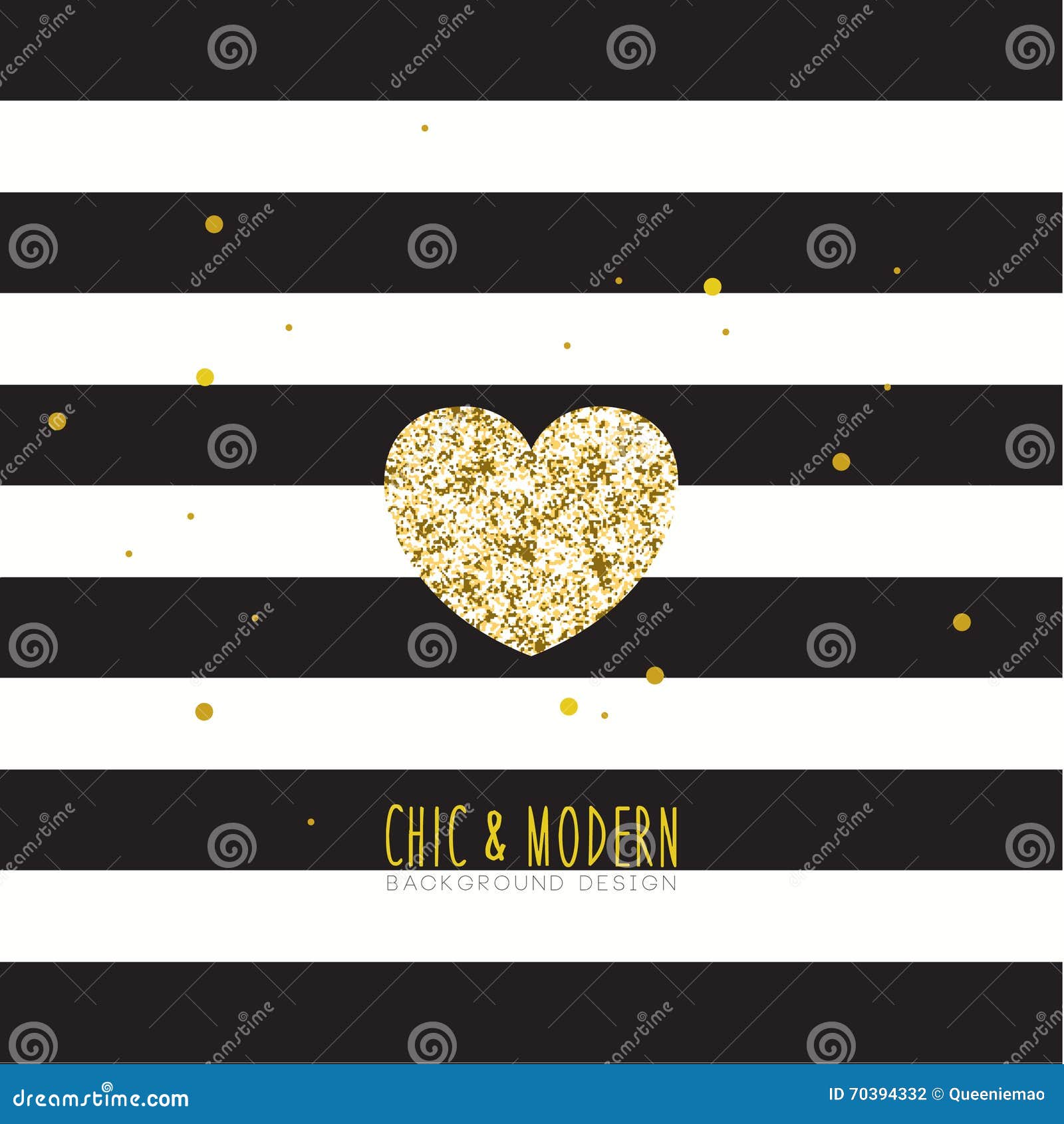 Gold Chic Background Vector Design Element Stock Illustration ...