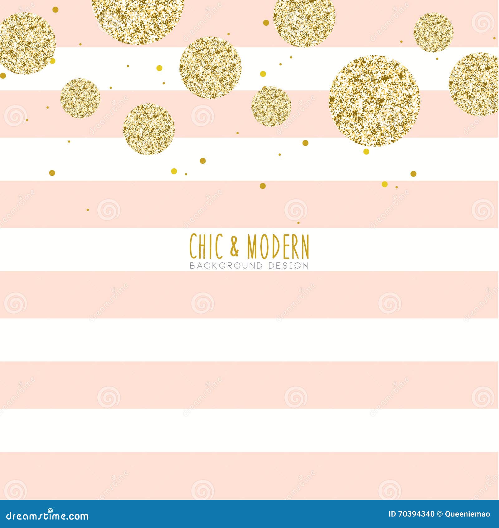 Gold Chic Background Vector Design Element Stock Illustration ...