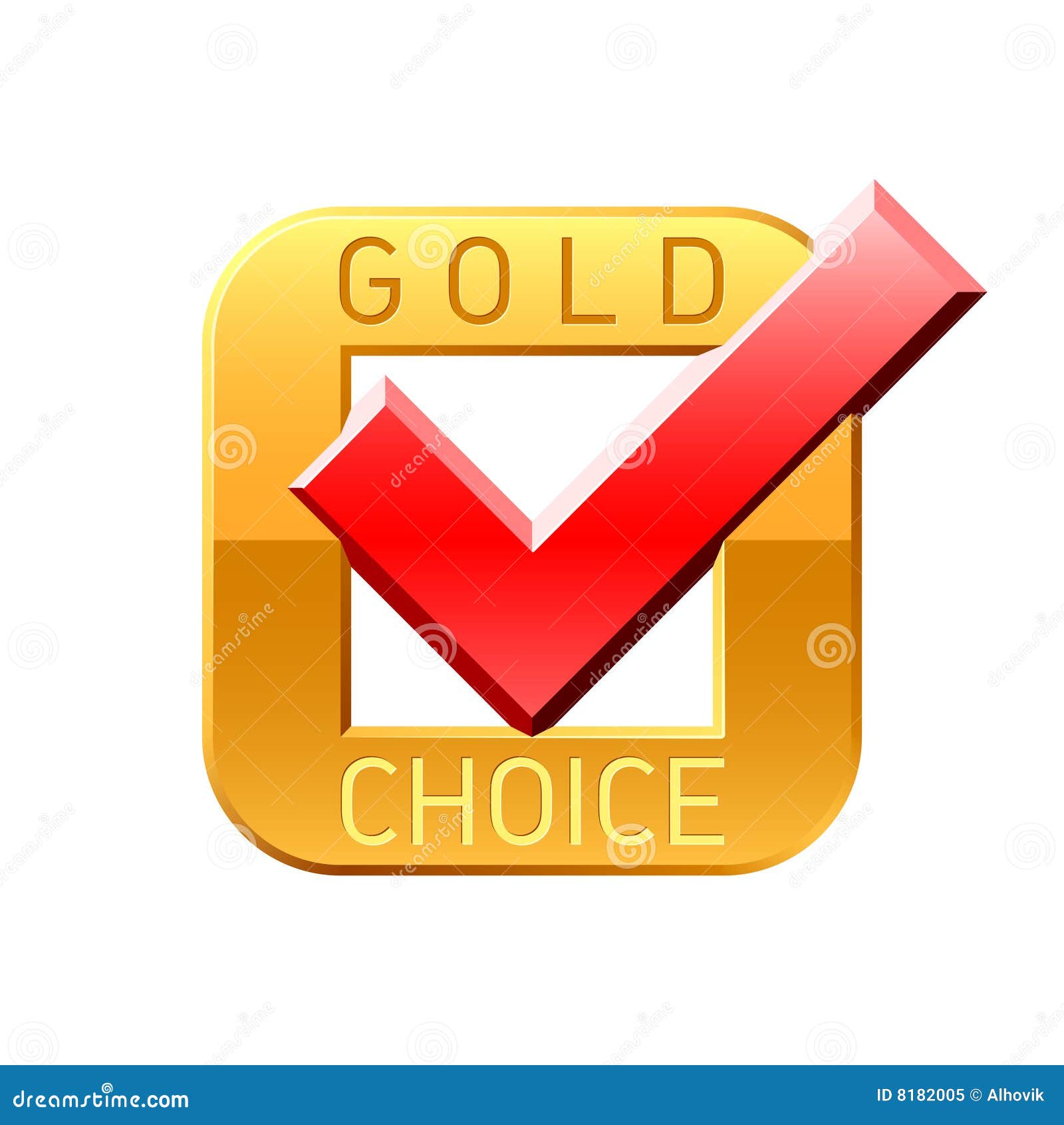 Gold Tick Stock Illustrations – 1,256 Gold Tick Stock Illustrations ...