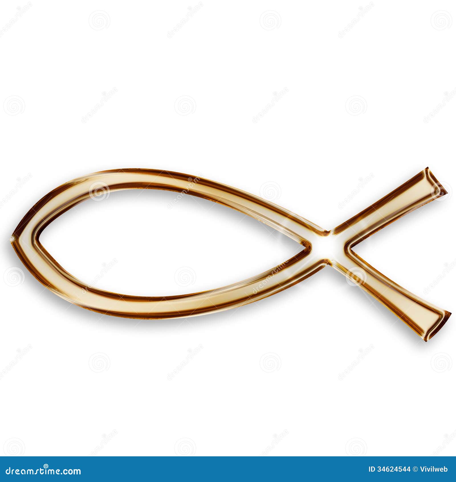 Christian Fish Symbol. Jesus Fish Icon Religious Sign. God Christ Logo ...