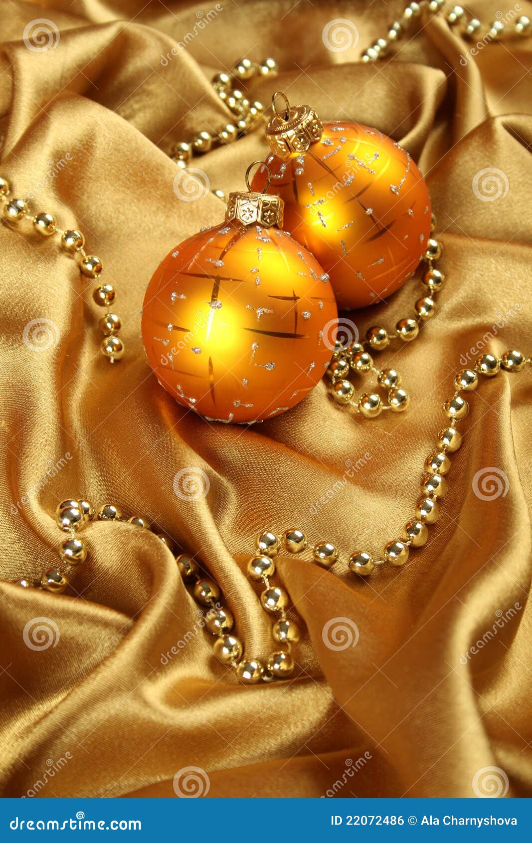 Gold Christmas stock photo. Image of gold, vibrant, beads - 22072486