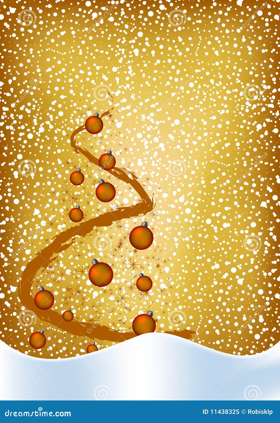 Gold christmas background stock vector. Illustration of reflection ...
