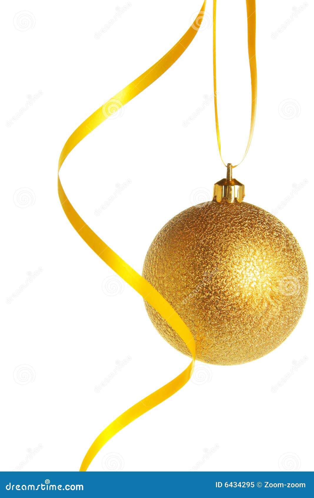 Gold christmas ball stock image. Image of ornament, paper - 6434295