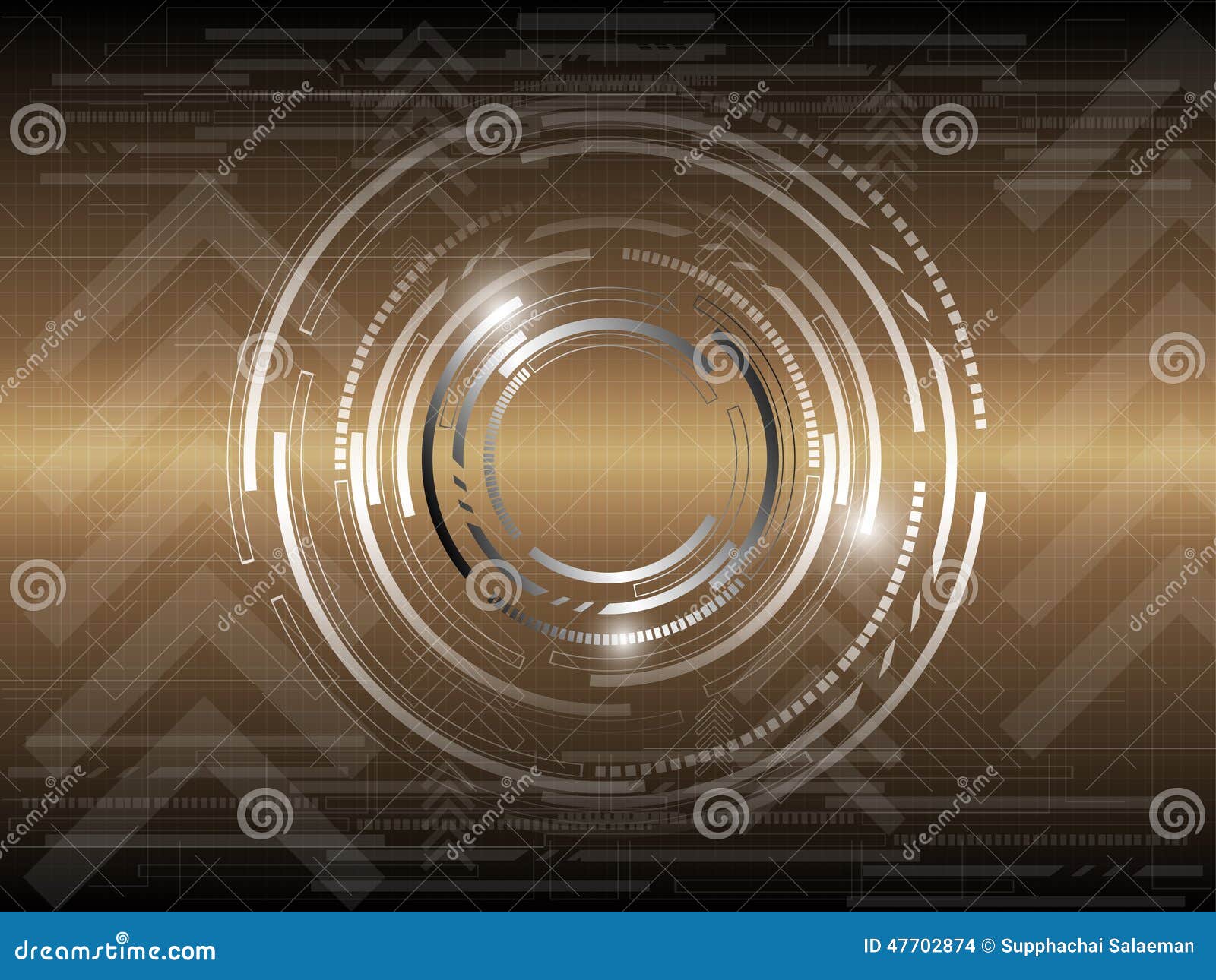 Gold Circle Abstract Background Stock Vector - Illustration of ...