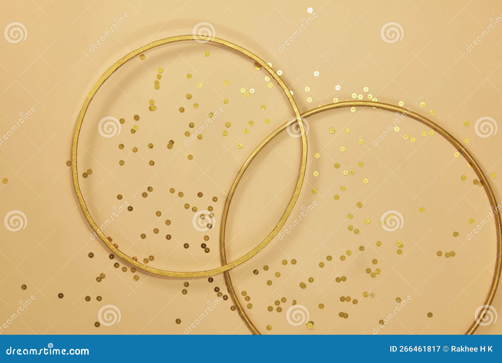 Gold Circle Design Space with Sparkling Effect Stock Image - Image of ...