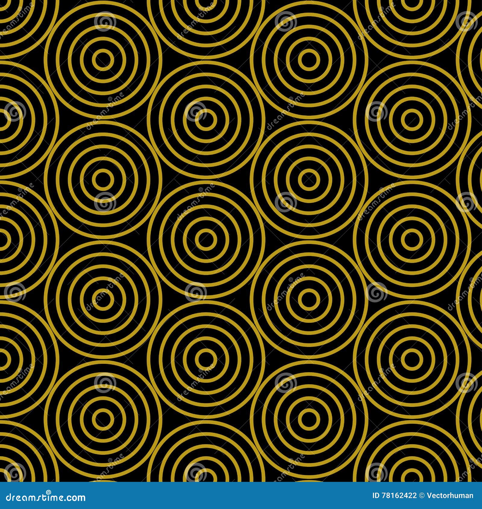 Gold circle pattern stock vector. Illustration of graphic - 78162422