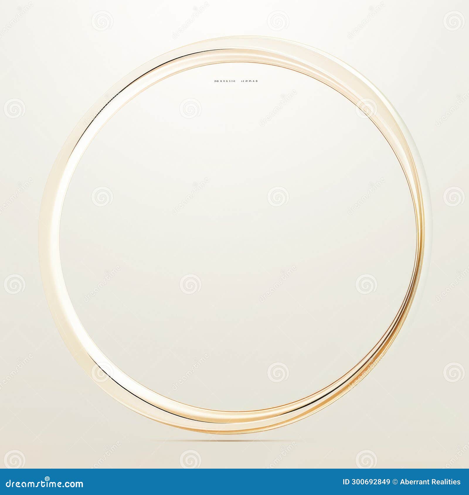 A Gold Circle on a White Background Stock Illustration - Illustration ...