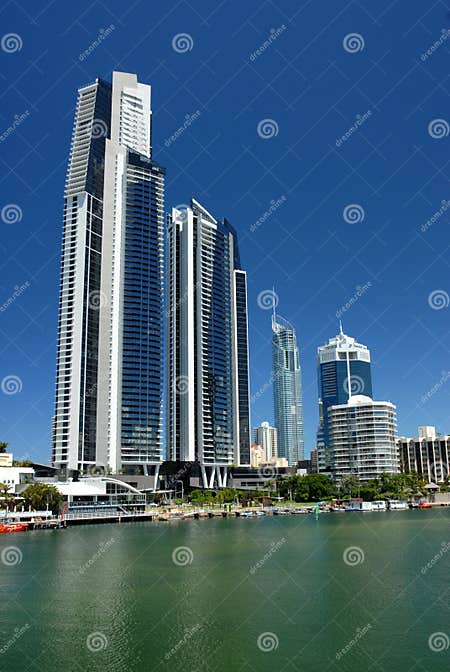 Gold Coast High Rise stock photo. Image of high, architecture - 4371168