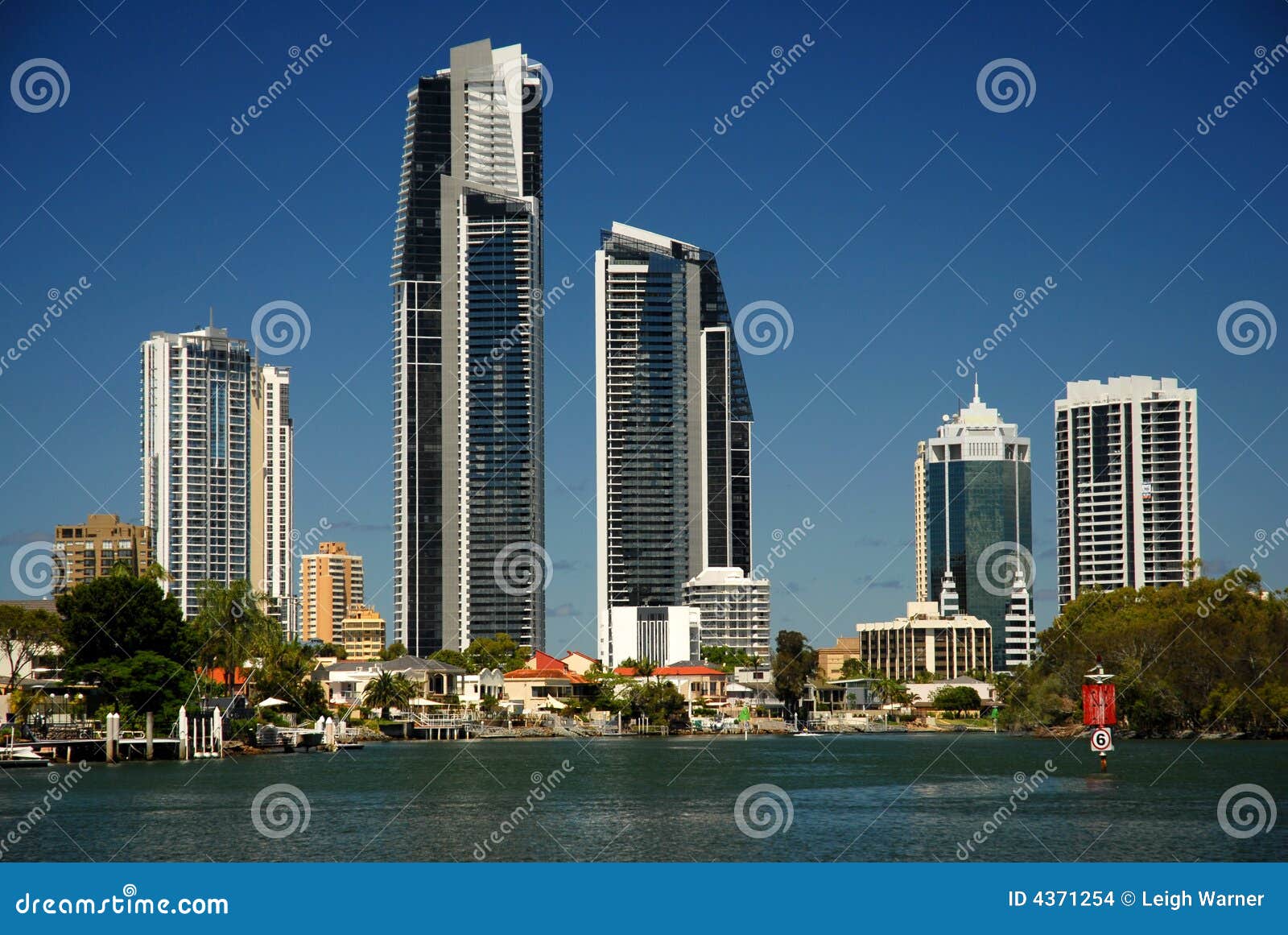 Surfers Paradise Gold Coast Stock Photo - Image of blue, buildings: 4371254