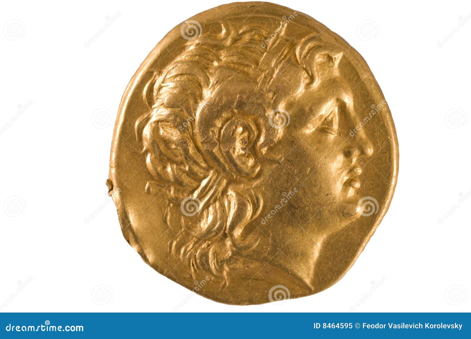 Gold Coin of Ancient Greece. Stock Image - Image of greciya ...
