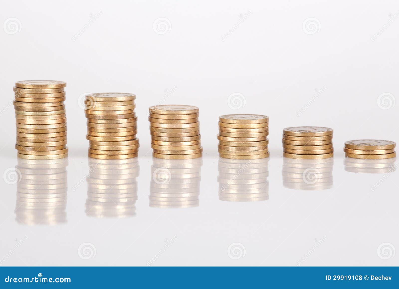 Gold coin diagram stock photo. Image of deposit, capital - 29919108
