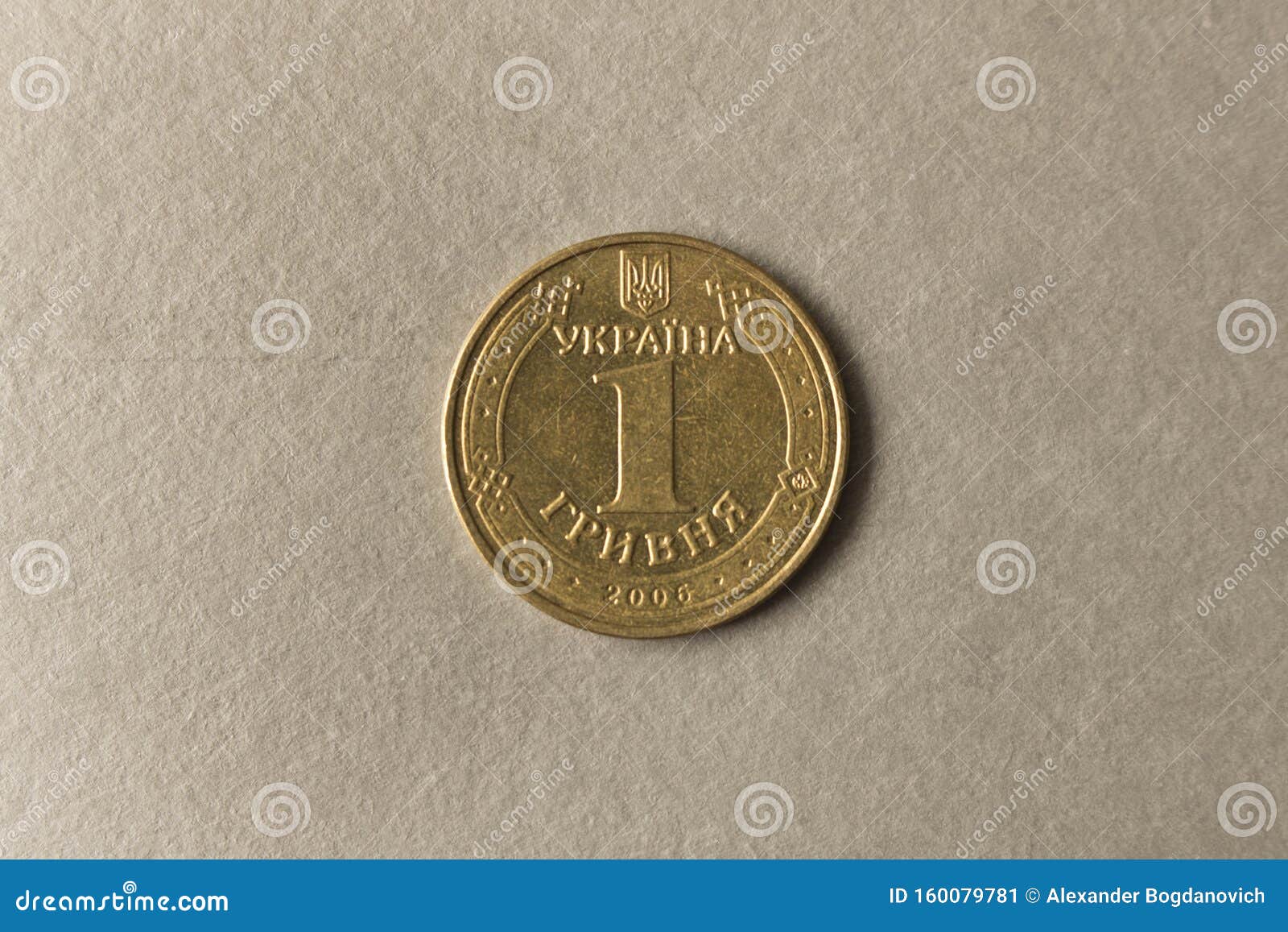 Gold Coin on Grey Background. Close Up Stock Image - Image of close ...