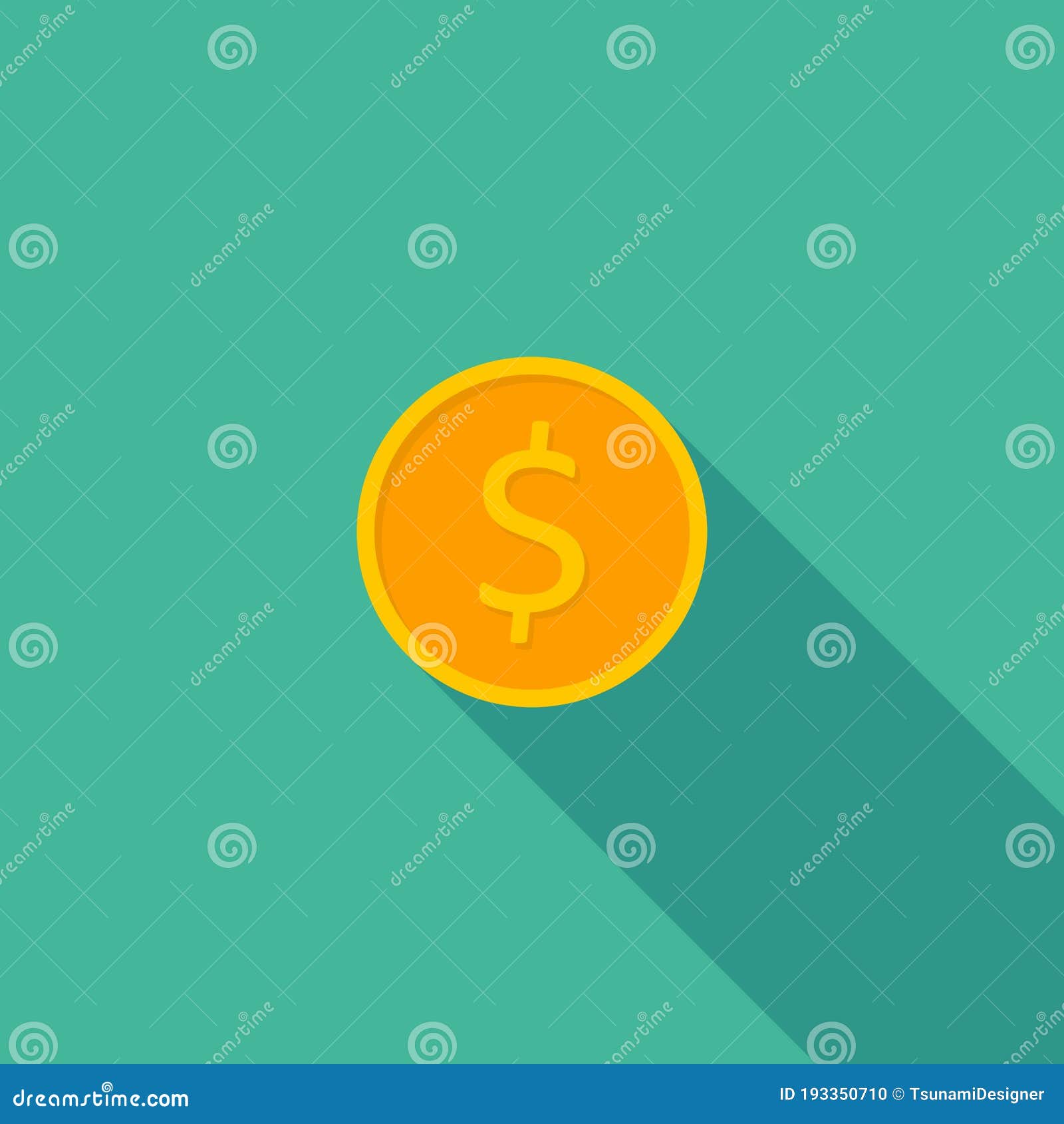 Gold Coin Icon Vector Isolated Stock Vector - Illustration of icon ...
