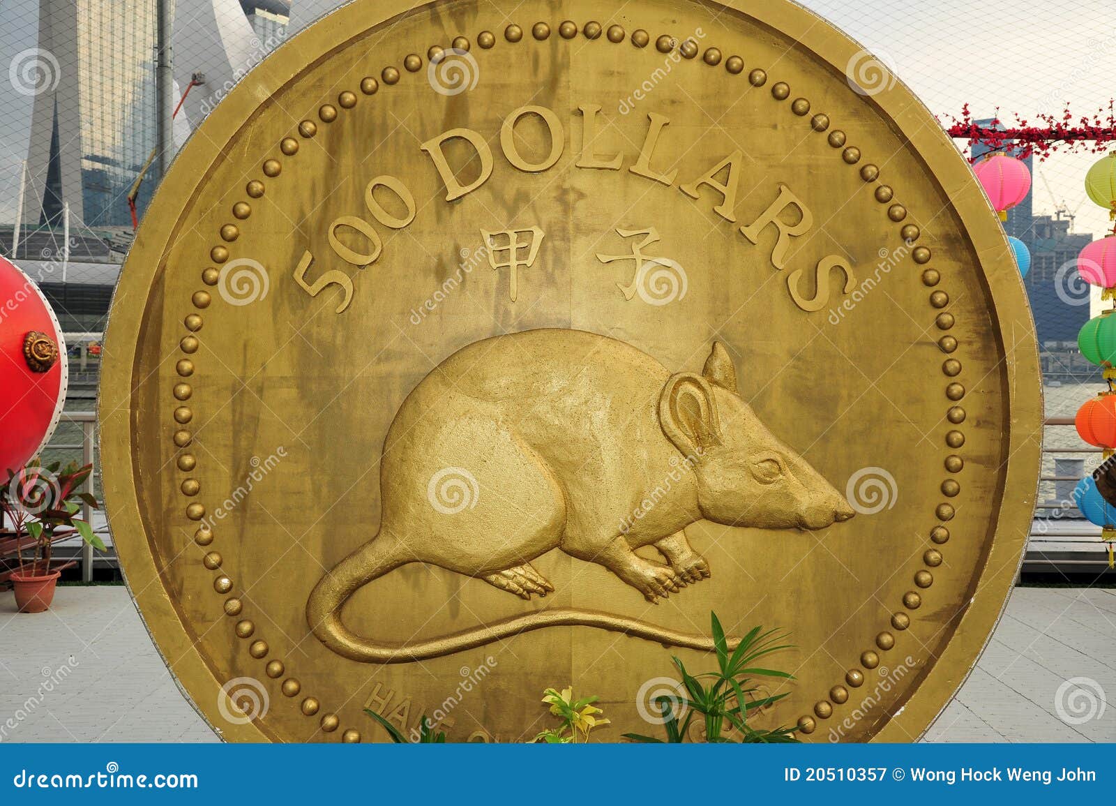 Gold coin of rat stock image. Image of money, heritage - 20510357