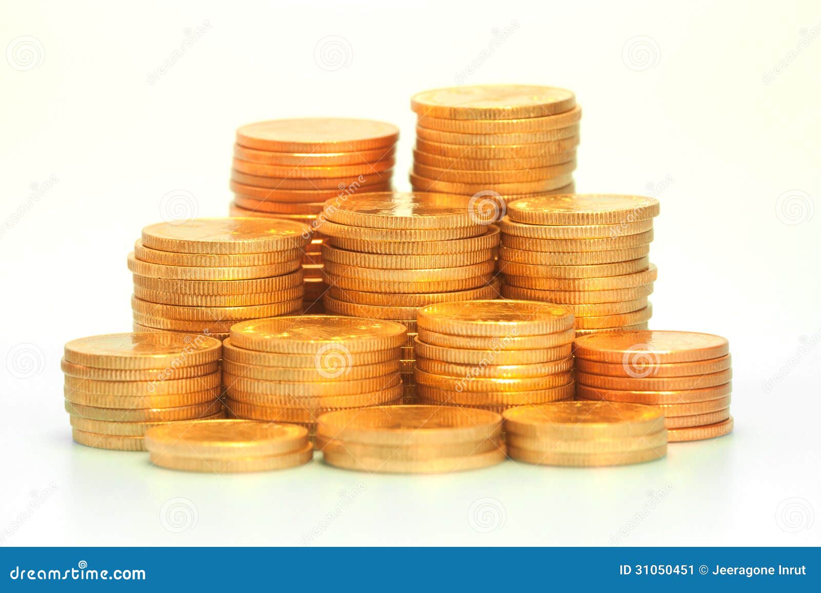 Gold coin stack stock image. Image of concepts, growth - 31050451