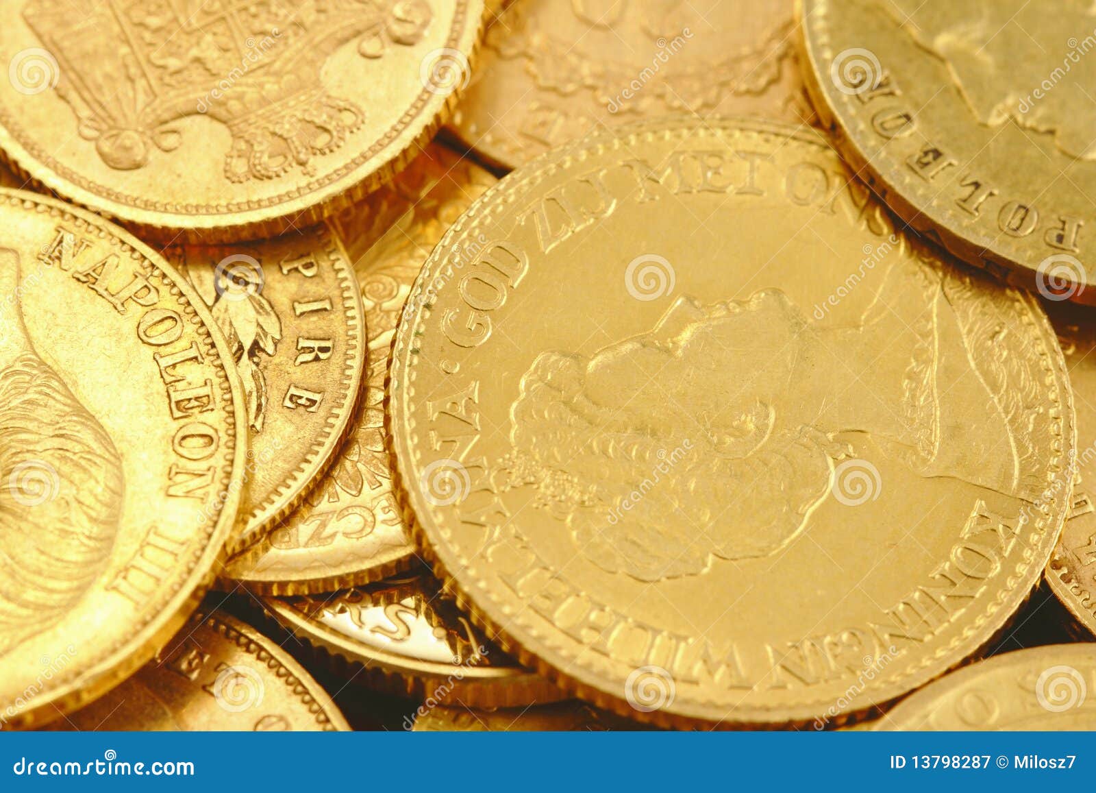 Gold coins stock image. Image of business, textured, earnings - 13798287