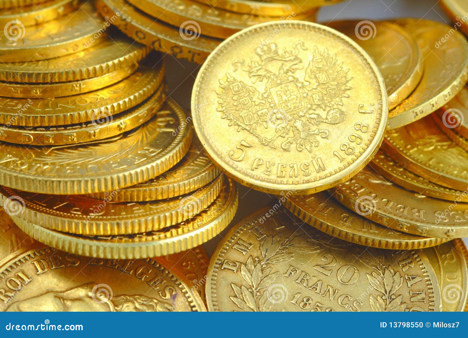 Gold coins stock photo. Image of ruble, gold, textured - 13798550