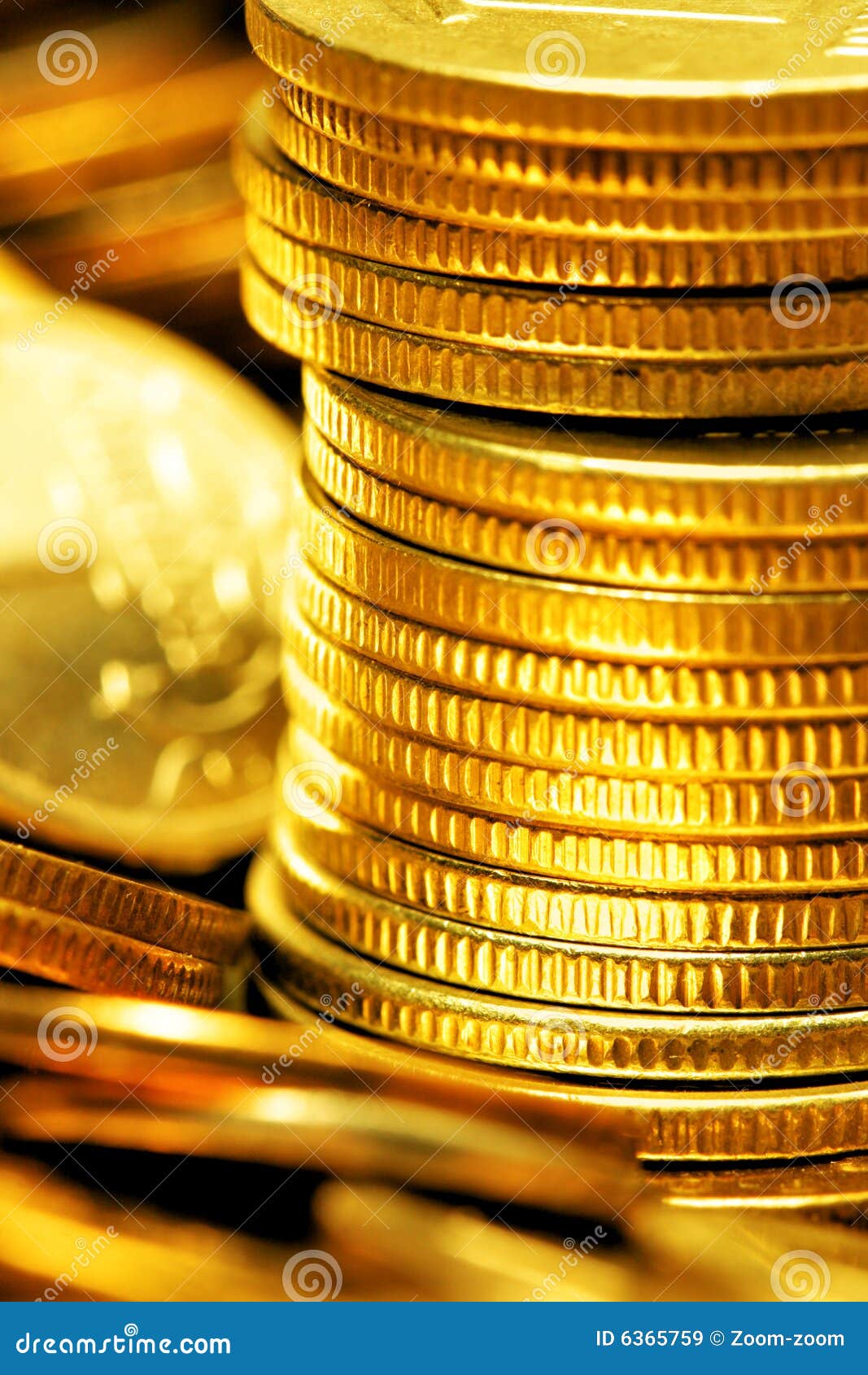 Gold coins stock image. Image of evolution, details, close - 6365759