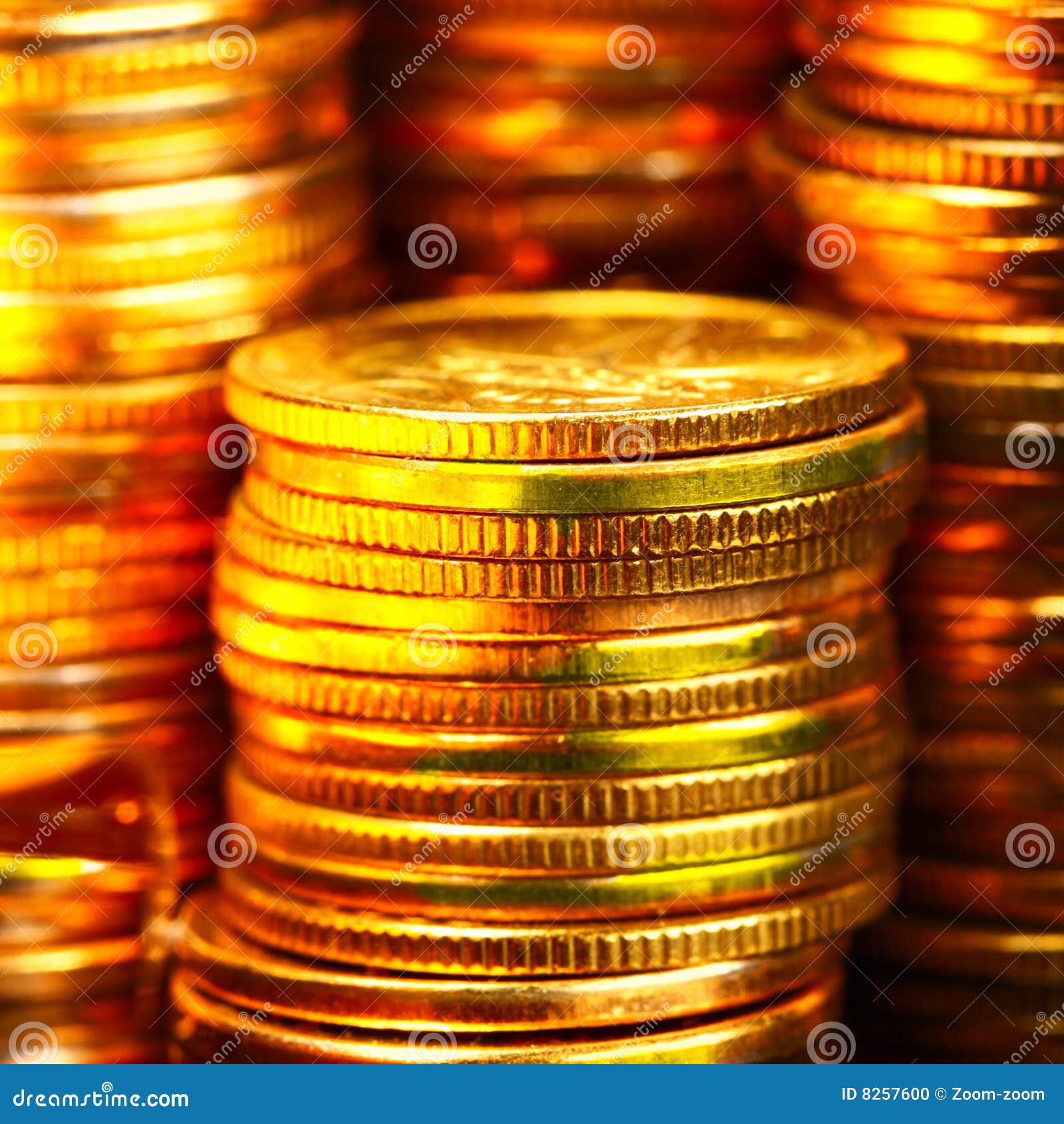 Gold coins stock photo. Image of earn, invest, golden - 8257600