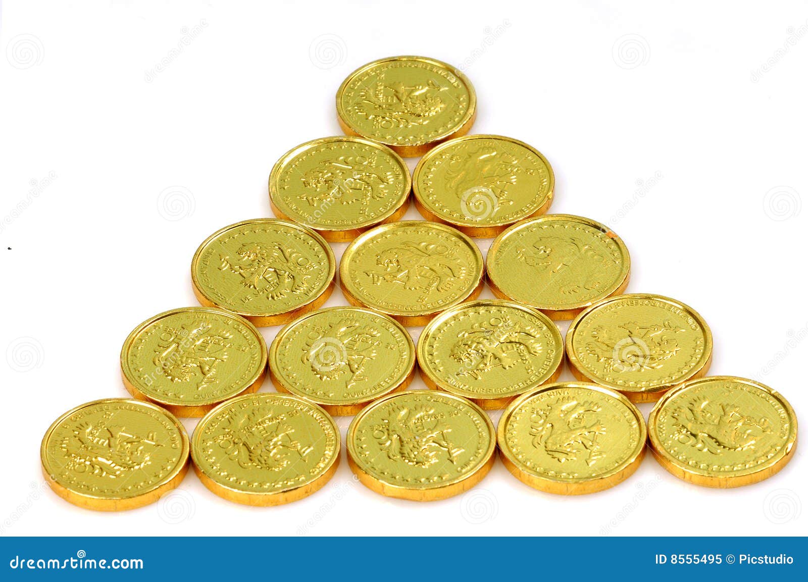 Gold coins stock image. Image of metallic, cost, moneys - 8555495