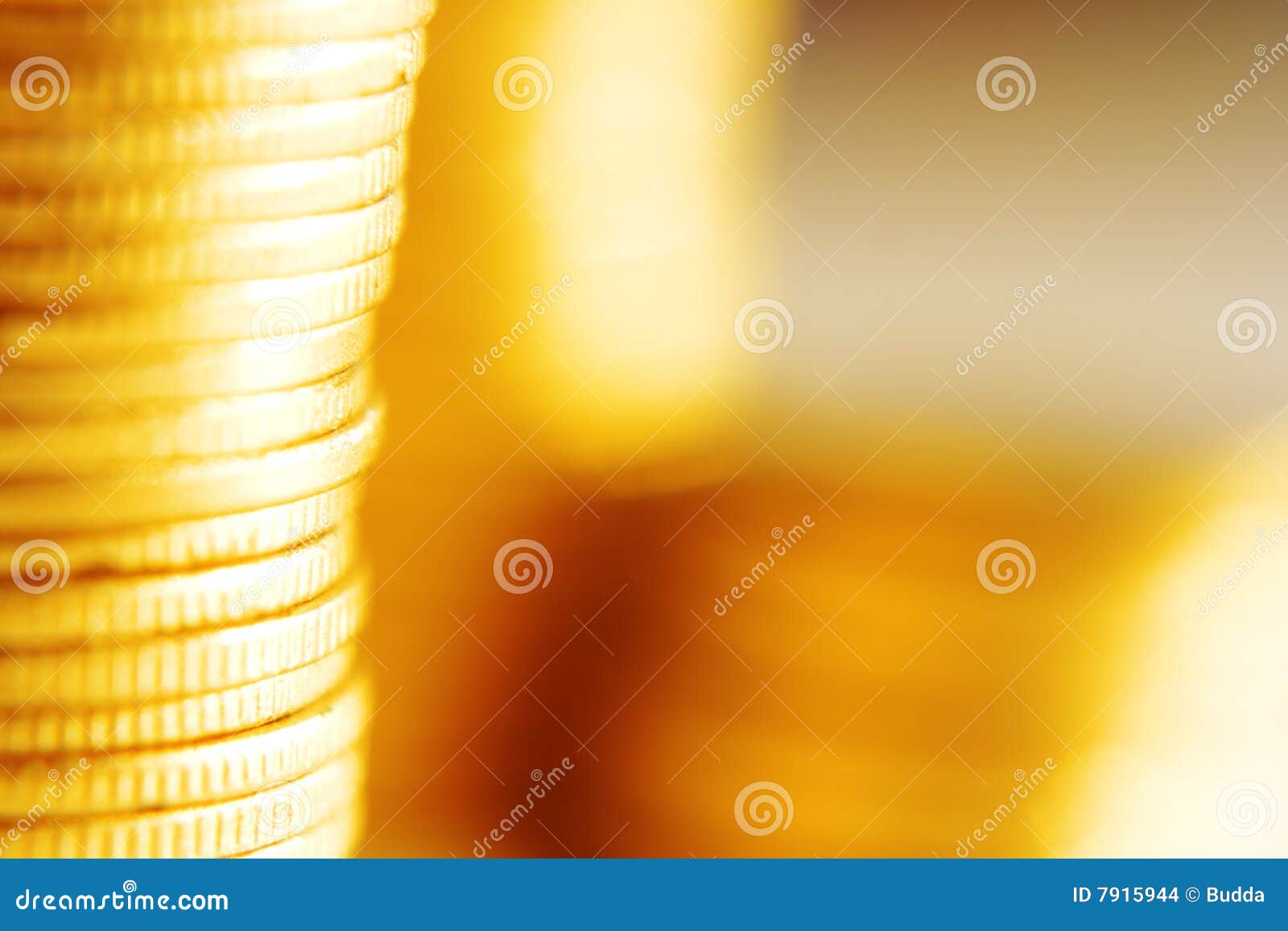 Gold coins close-up stock photo. Image of close, money - 7915944