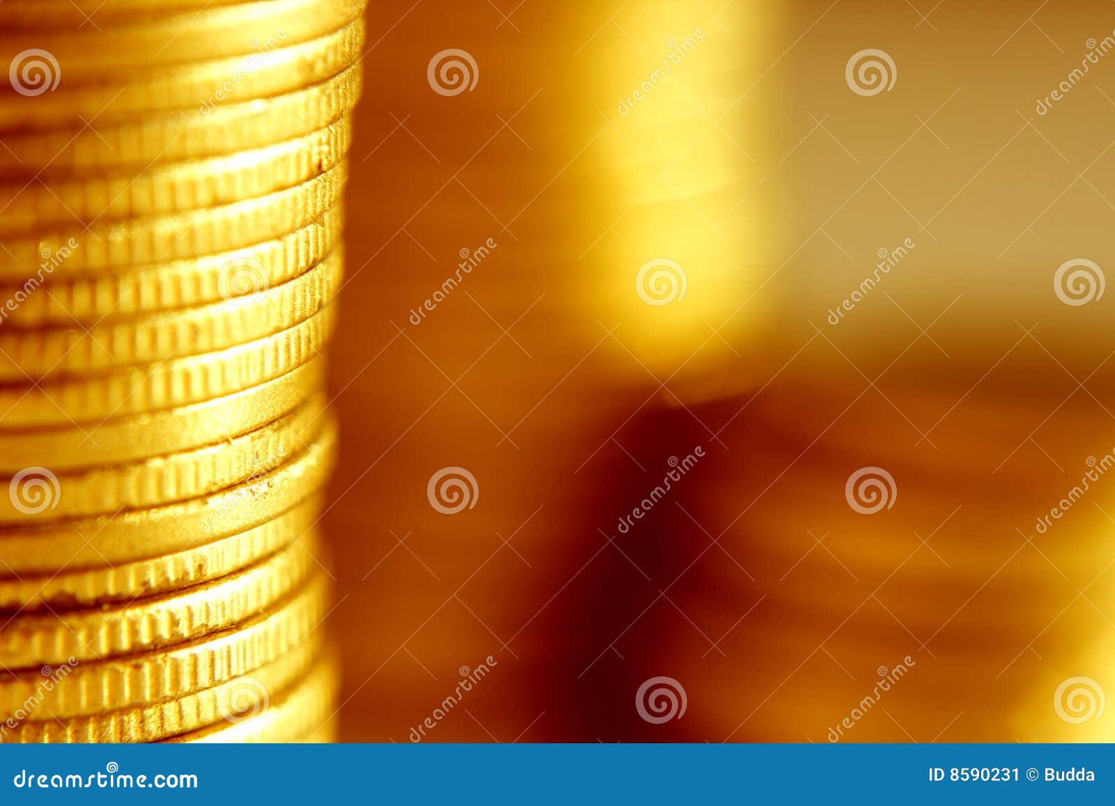 Gold coins close-up stock image. Image of gold, riches - 8590231