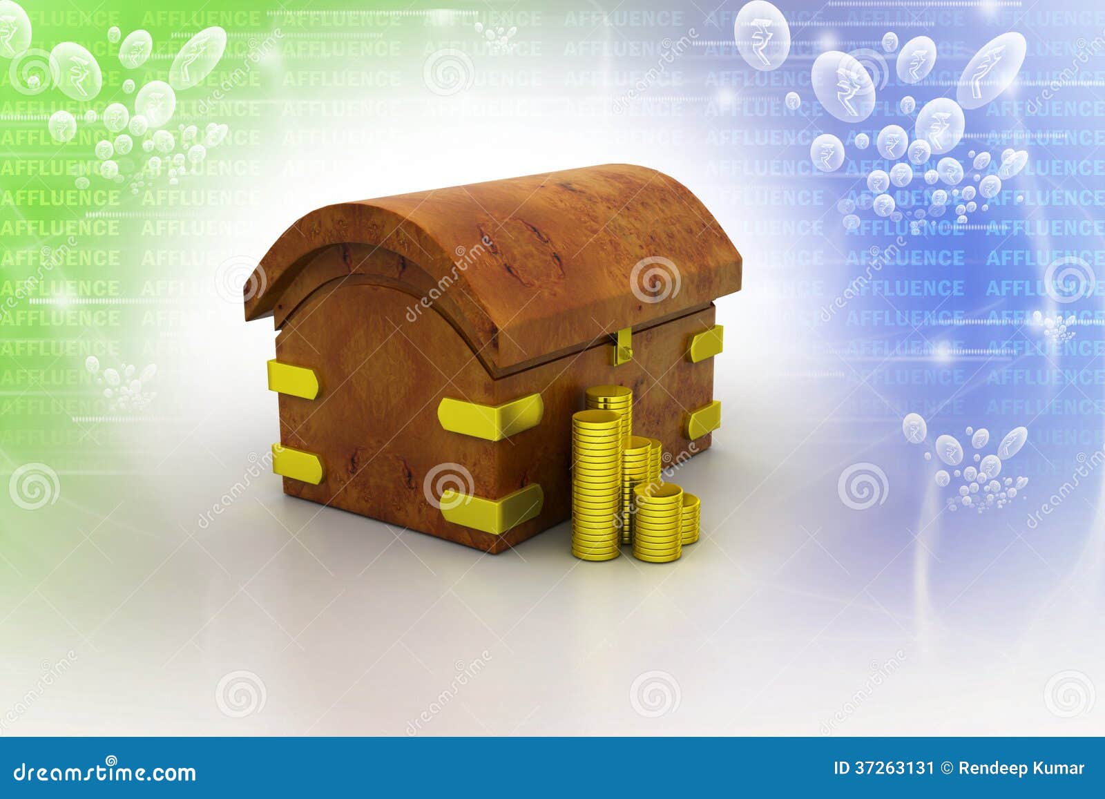 Gold coins with container stock illustration. Illustration of economic ...