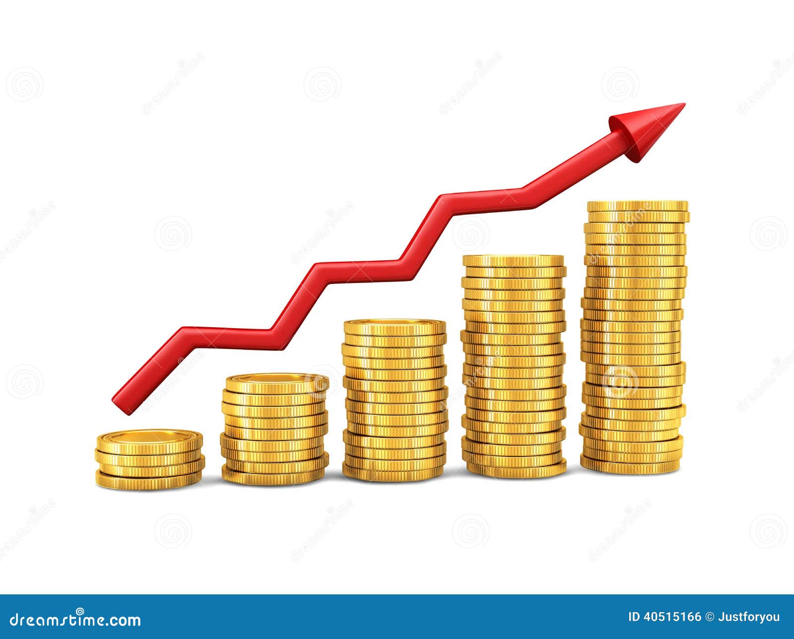 Gold coins stock photo. Illustration of isolated, golden - 40515166